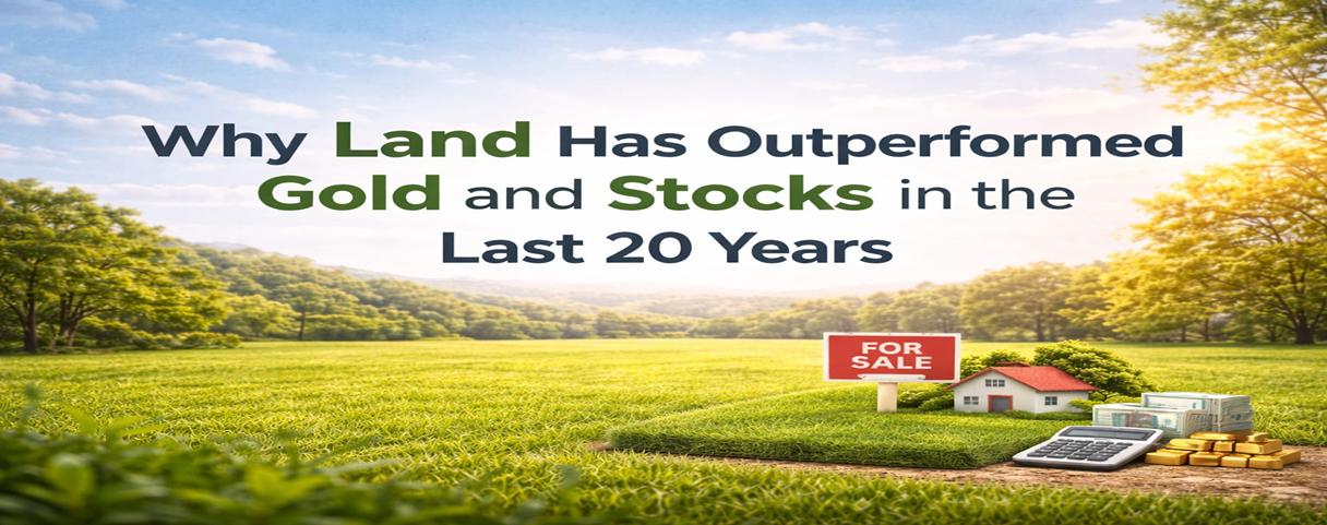 Why Land Has Outperformed Gold and Stocks in the Last 20 Years 🌱🏡 ...